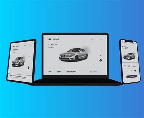Car Responsive Design On Behance