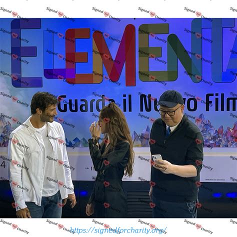 Peter Sohn Signed Photo Elemental Signedforcharity