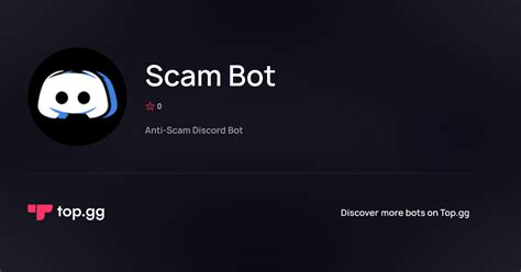 Add Scam Bot Discord Bot The 1 Discord Bot And Discord App List
