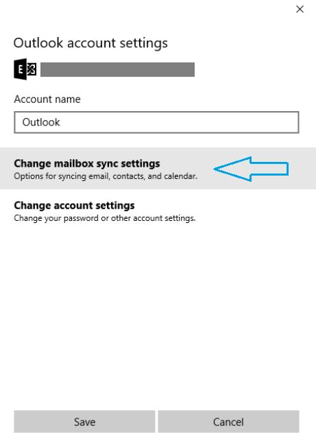How To Change Outlook Sync Settings In Windows 10