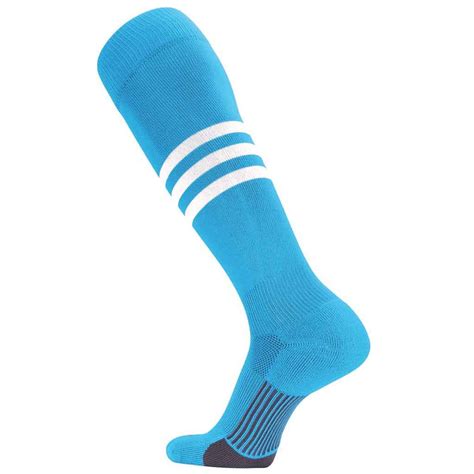 Tck Performance Baseballsoftball Socks Columbia Bluewhite Large