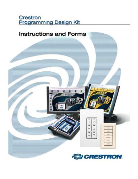 Programming Design Kit Introduction Crestron