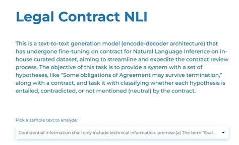 Legal Nlp Releases New Contract Nli Demo And More John Snow Labs