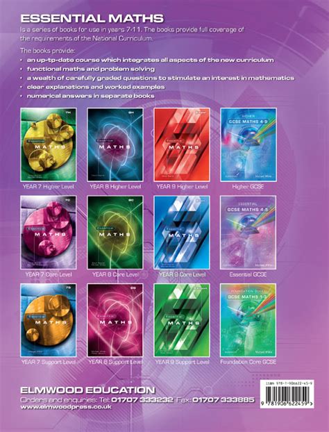 Essential Gcse Maths 4 5 Elmwood Education
