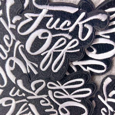 Fuck Off Patch Wonderful Sews