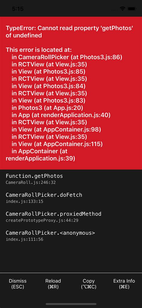 Typeerror Cannot Read Property Getphotos Of Undefined · Issue 99