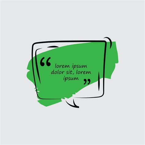 Vector Hand Drawn Quote Box Frame 27958880 Vector Art At Vecteezy