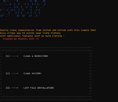 GitHub Kounelictf Gixy Lightweight And Simple Github Gitlab Repository Installer Easy To Use