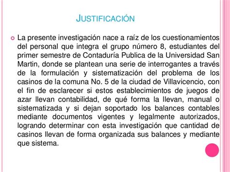 Justificacion De Un Proyecto Ejemplo