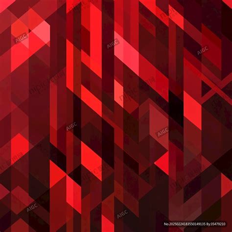 Ai创作图红色立体几何底纹 枚红色几何背景 创意红色几何背景 酒红色几何图形线条 红色晶格背景 红色菱形背景 红色几何背景 红色几何方块底纹