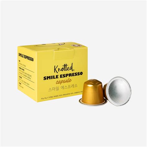 노티드 스마일 블렌드 캡슐 커피 Knotted Kream