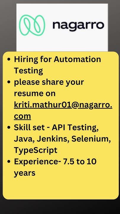 Testing Jobs Automation Testing Testingjobs Youtube