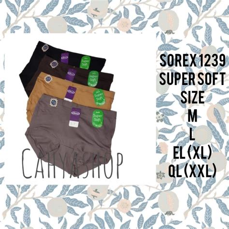 Jual Cd Celana Dalam Wanita Dewasa Perempuan Cewek Sorex Original Super Soft M L Xl Xxl El