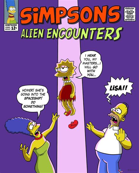 Simpson Comics Alien Encounters By Gulliver63 On Deviantart