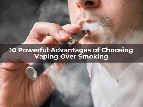 10 Powerful Advantages Of Choosing Vaping Over Smoking Mirusvape