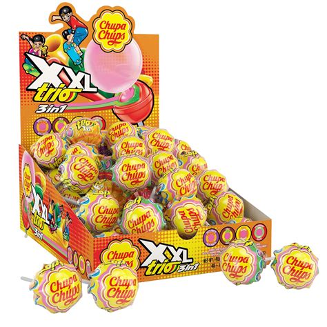 Chupa Chups Xxl Trio Bubble Gum Filled Lollipops Australia Ubuy