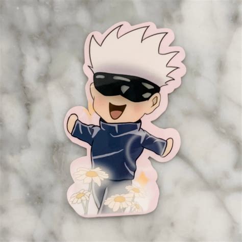 Gojo Satoru Cute Chibi Jujutsu Kaisen Sticker For Sale By Sw Ayoub Hot Sex Picture
