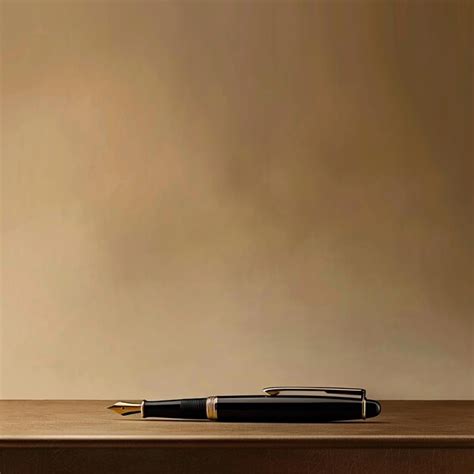 Small Pen And Notebook On The Table Premium Ai Generated Image