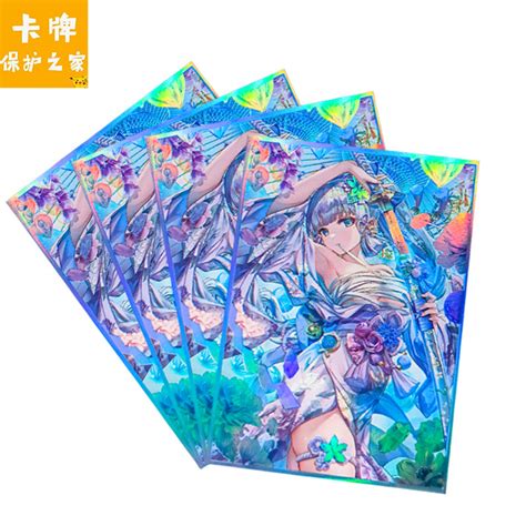 `宝可梦卡套闪光妹套ptcg牌套dtcg数码宝贝特曼奥闪光卡牌套66x91，真的值得入手吗？！桌游配件淘宝游戏网
