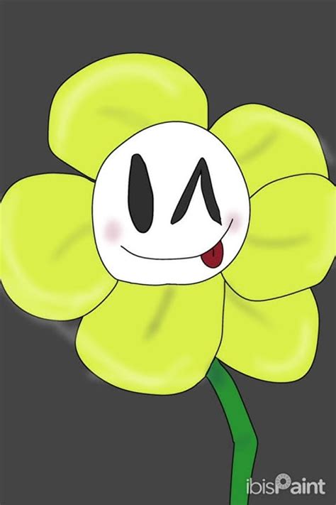 More Flowey Fan Art Undertale Drawing Flower Art Fanart