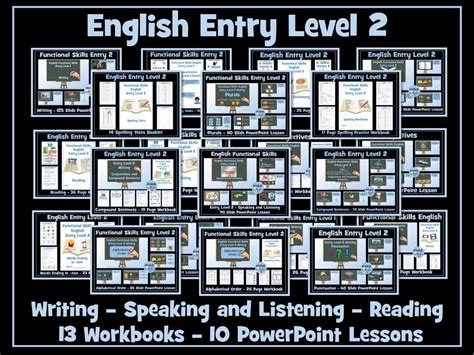 English Functional Skills Entry Level 2 Bundle Teaching Resources