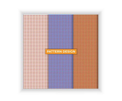 Plantilla De Diseño De Patrones Simples Y Modernos Vector Premium