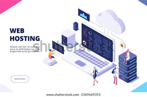 web hosting concept cloud computing online stock vector royalty free 1369669355 shutterstock