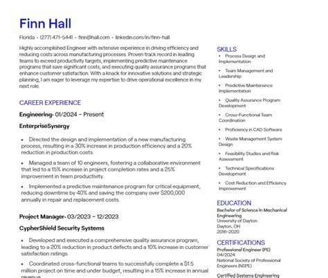 7 Engineering Cv Examples [ Free Templates]