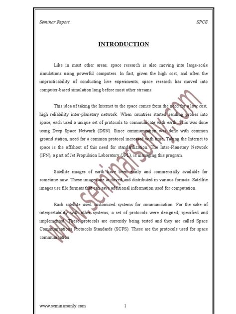 Scps Report Pdf Communications Protocols Transmission Control
