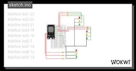 Lampu Merah Copy Wokwi Esp32 Stm32 Arduino Simulator