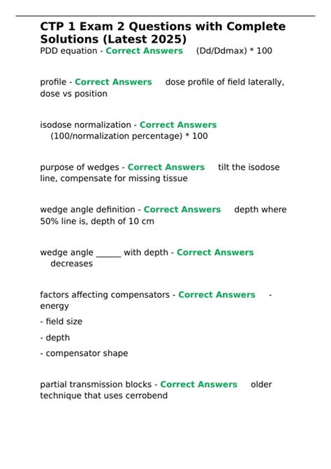 Summary CTP Exam Questions With Complete Solutions Latest