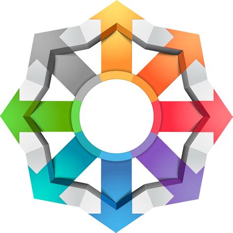 Arrow Circle Diagram Background 19023963 PNG