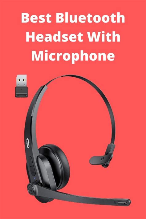 Bluetooth Headset With Microphone Best Usb Wireless Headset Bluetooth Dongle Headset