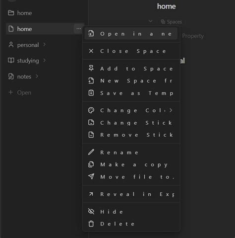 Wide Font In Context Menu In The Sidebar Help Obsidian Forum