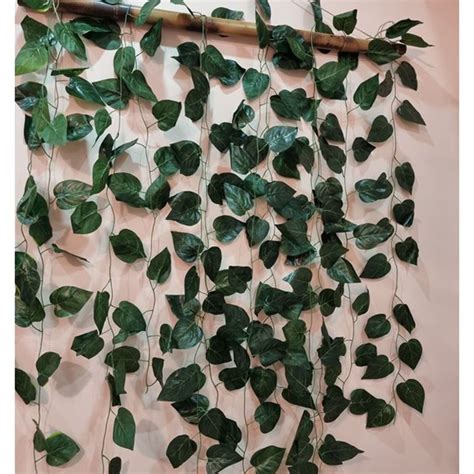 خرید و قیمت ریسه برگ مصنوعی پتوس بسته 2 عددی از غرفه فروشگاه دیجیتالی یکتا