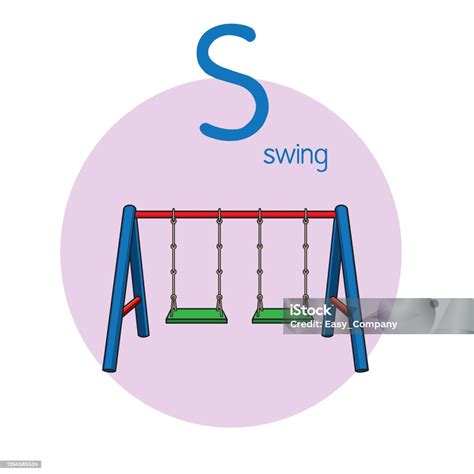 알파벳 문자 S 어퍼 케이스 또는 영어 학습 연습 Abc를위한 대문자와 스윙의 벡터 그림 Onam에 대한 스톡 벡터 아트 및 기타 이미지 Onam 흔들다 알파벳 S