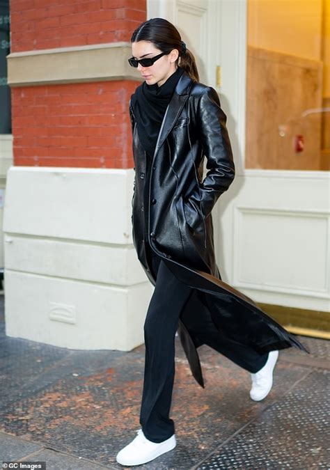 Kendall Jenner Flaunts Her Enviable Physique While Plugging Sister Kim