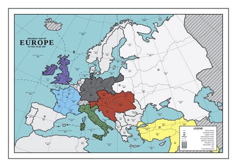 Custom Vector Diplomacy Map Rdiplomacy