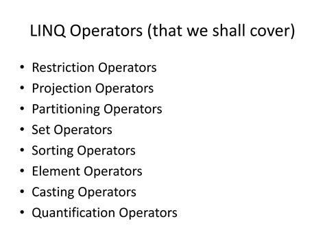 Think In Linq Ppt