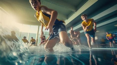 Premium Ai Image Physical Education Class At School