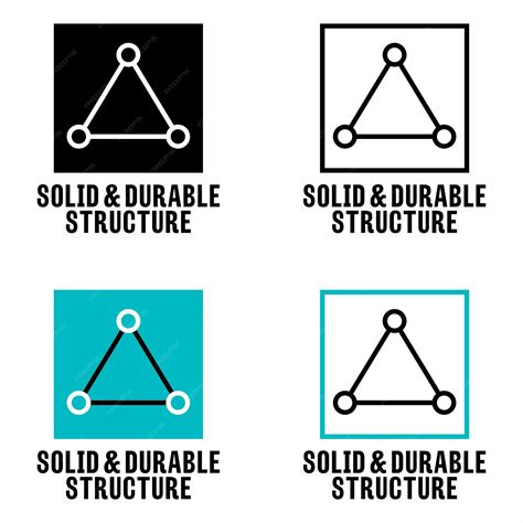 Premium Vector Solid And Durable Structure Product Property