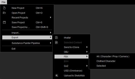 Exporting FBX Files