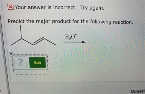 Solved Your Answer Is Incorrect Try Again Predict The
