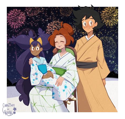 Au Where Ash Brings Iris To Meet His Mom While In Pallet Town And Delia