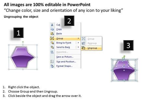 Ppt Horizontal Flow Of Octadic Shapes Arrows PowerPoint State Diagram Templates