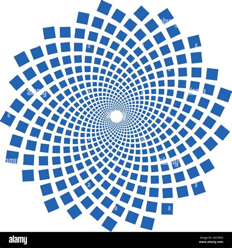 Square Repeated In Fibonacci Pattern Stock Vector Image And Art Alamy