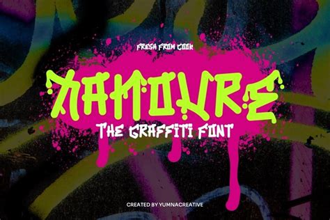 Xanovre Unique Graffiti Font