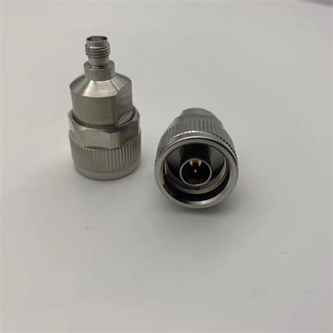 Stainless Steel N Male To SMA Female RF Coaxial Adapter N SMA Jk DC 18g Low Vswr Stainless