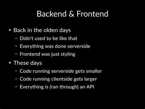 backend and frontend architecture scalability and websockets ppt
