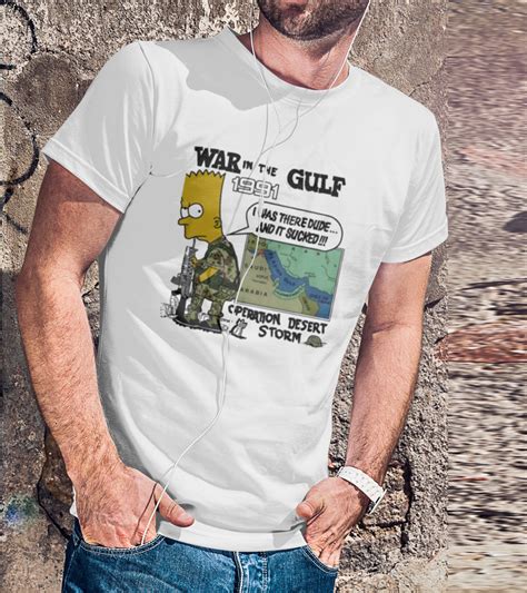 Bart Simpson War In The Gulf 1991 I Was There Dude And It Sucked